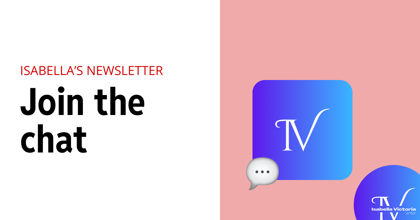 Isabella’s Newsletter chat