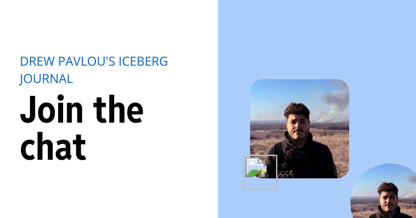 Drew Pavlou's Iceberg Journal chat