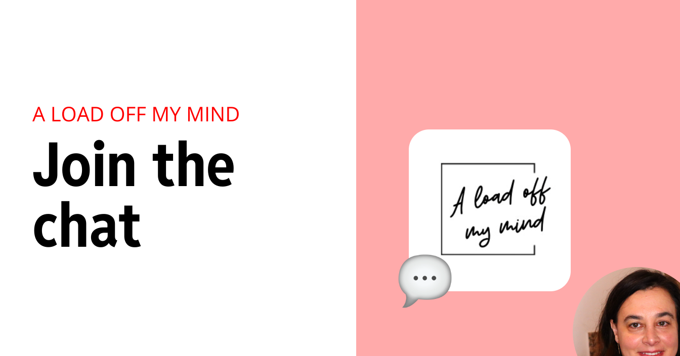 A load off my mind chat