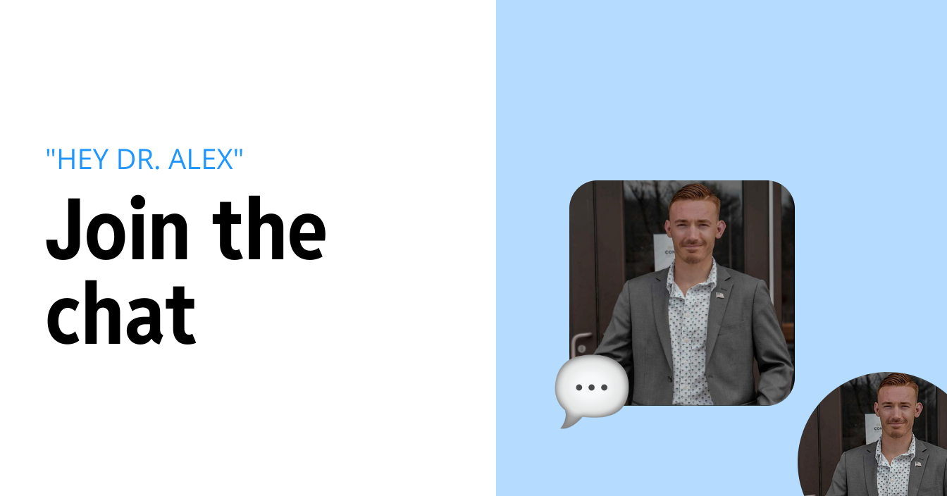 "Hey Dr. Alex" chat