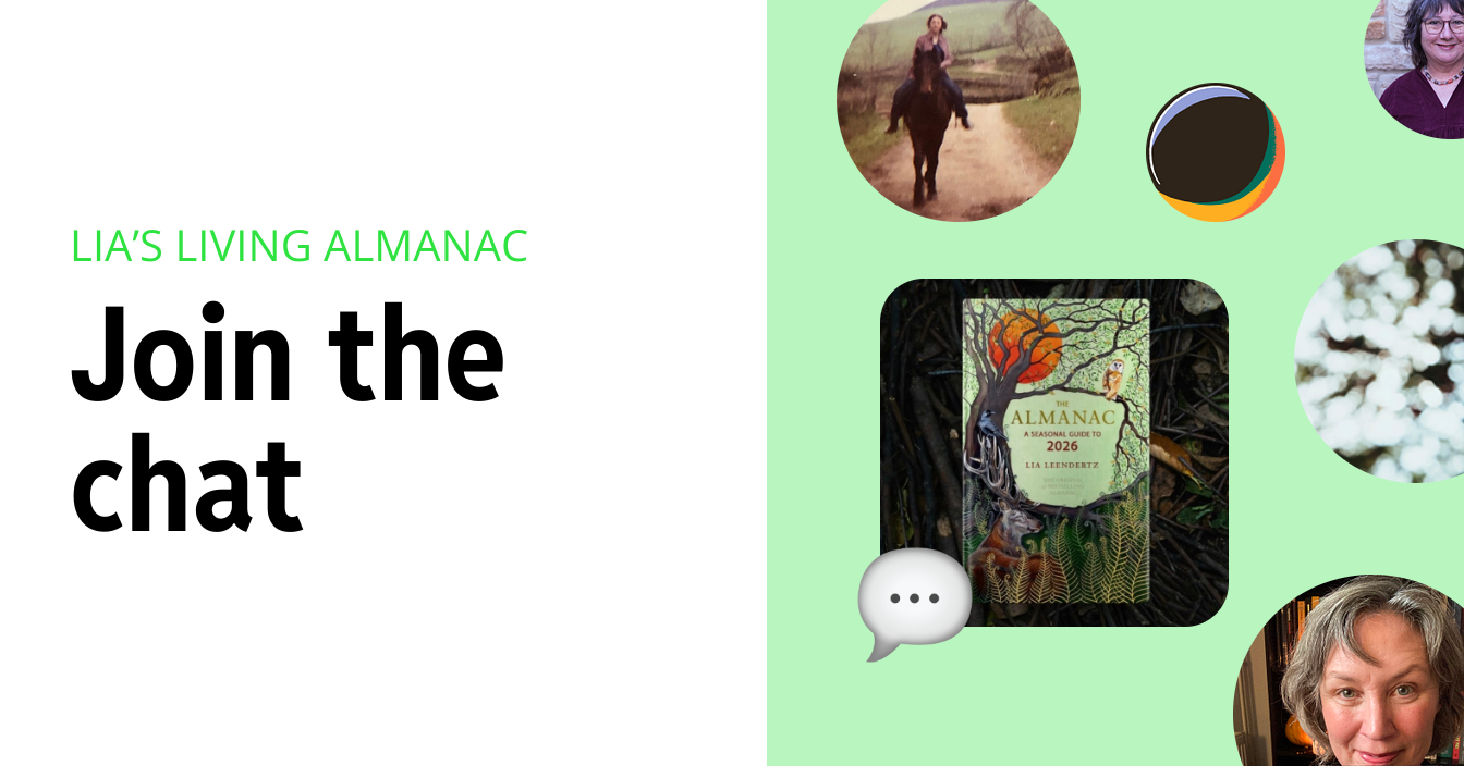 Lia’s Living Almanac chat