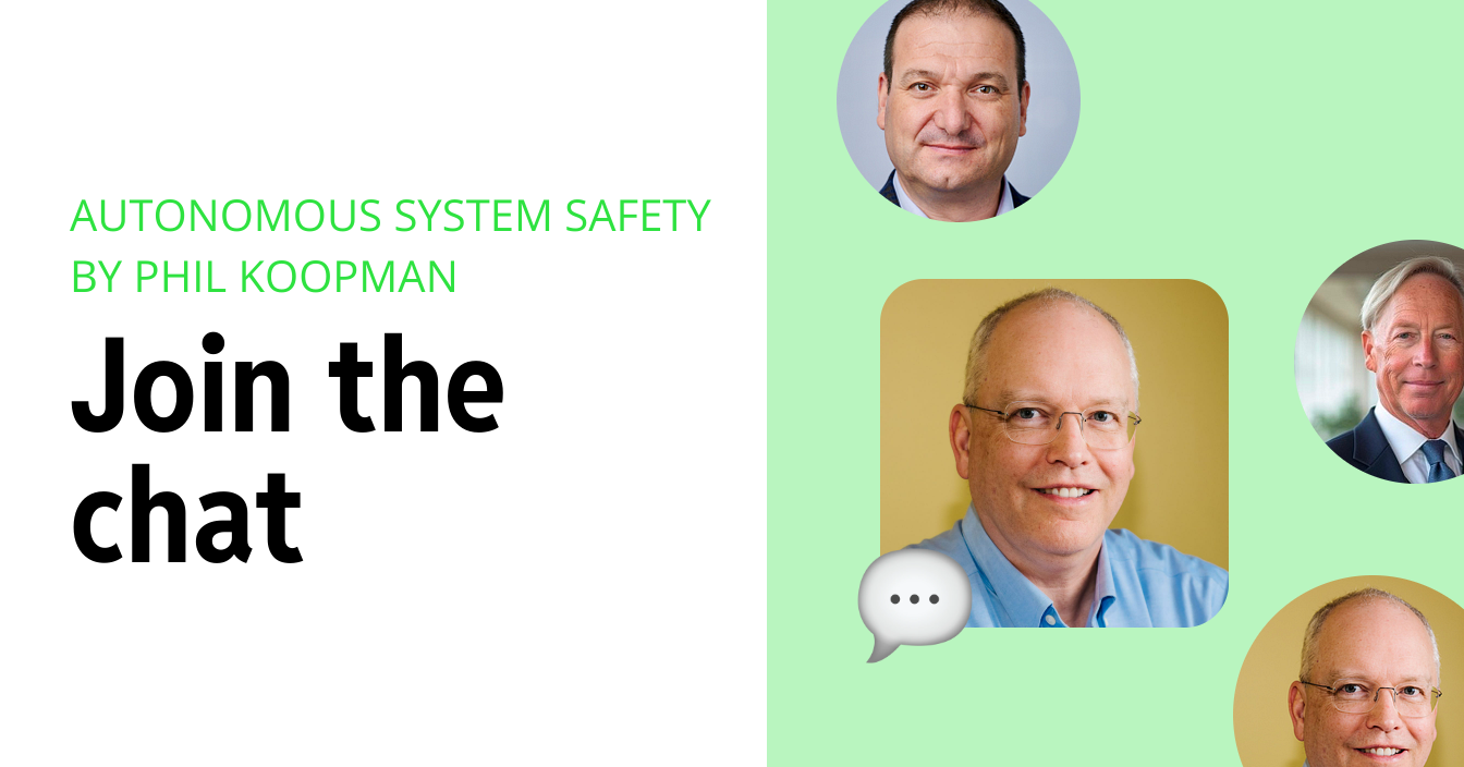 Automated Vehicle Safety by Phil Koopman chat