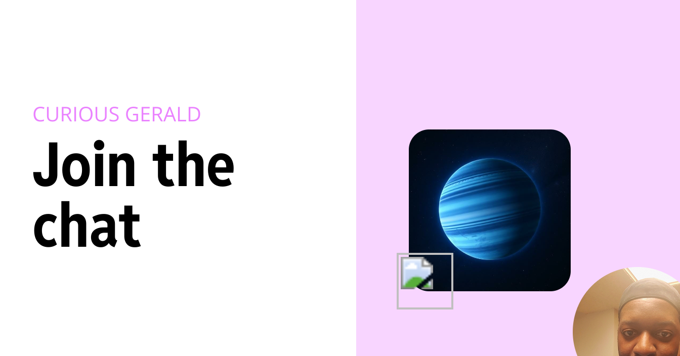 Curious Gerald chat