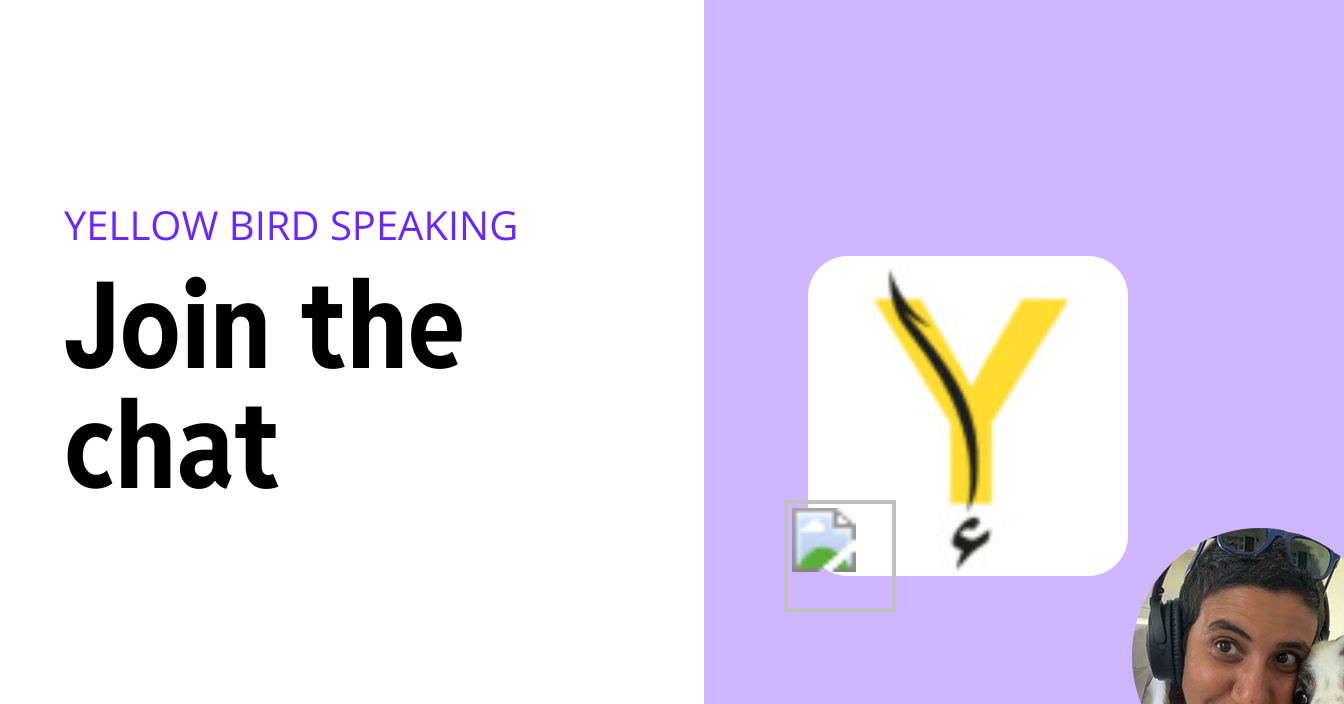 Yellow Bird Speaking chat