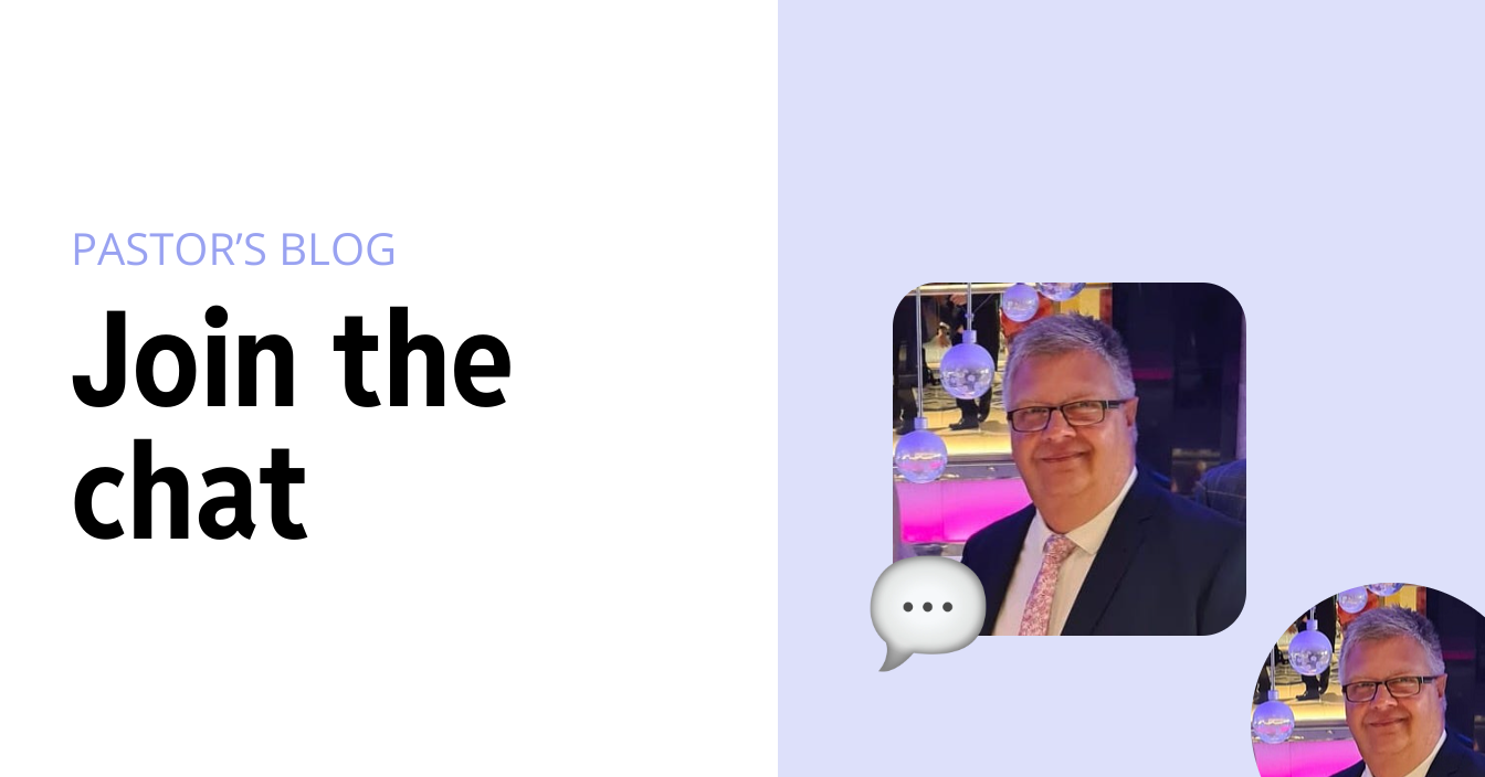 Pastor’s Blog chat