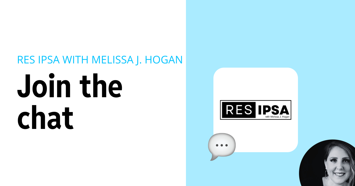 Res Ipsa with Melissa J. Hogan chat