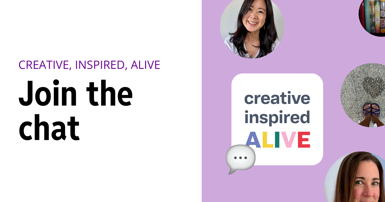 CREATIVE. INSPIRED. HAPPY chat