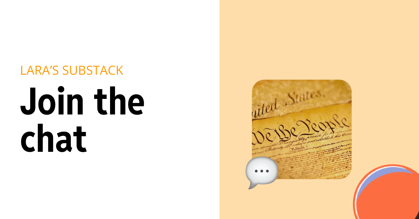 Lara’s Substack chat