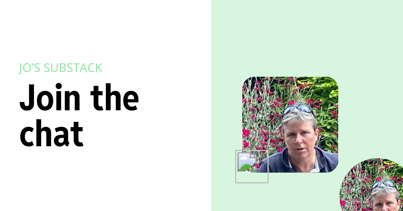 Jo’s Substack chat