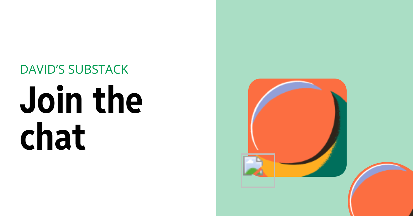 David’s Substack chat