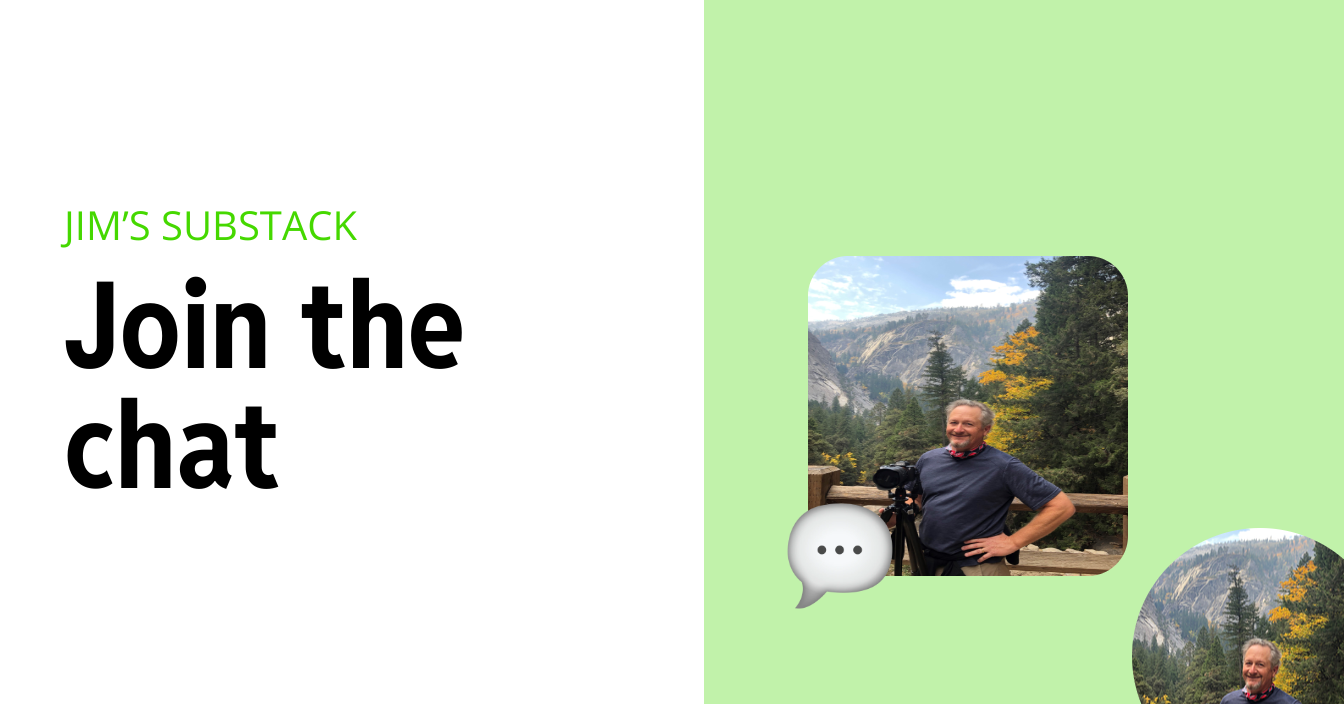 Jim’s Substack chat