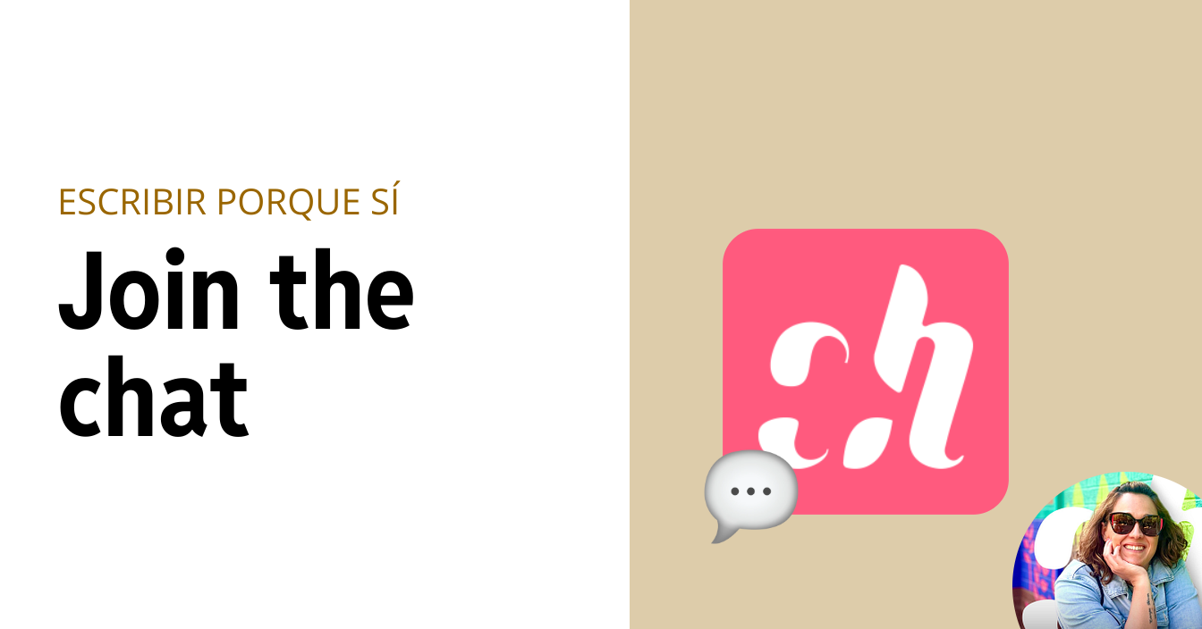 Escribir porque sí chat