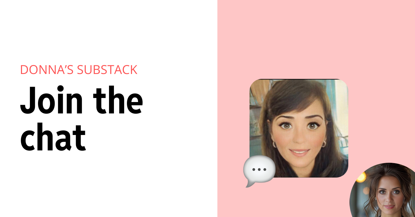 Donna’s Substack chat