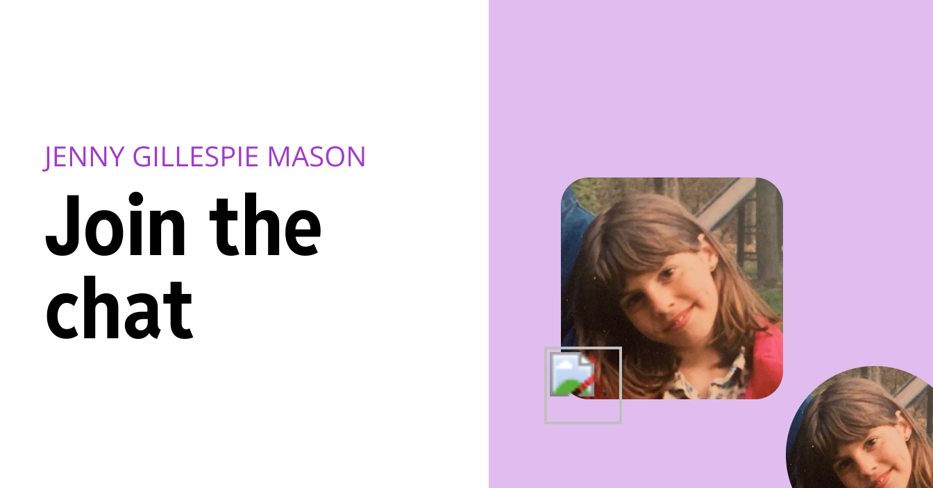 Jenny Gillespie Mason chat
