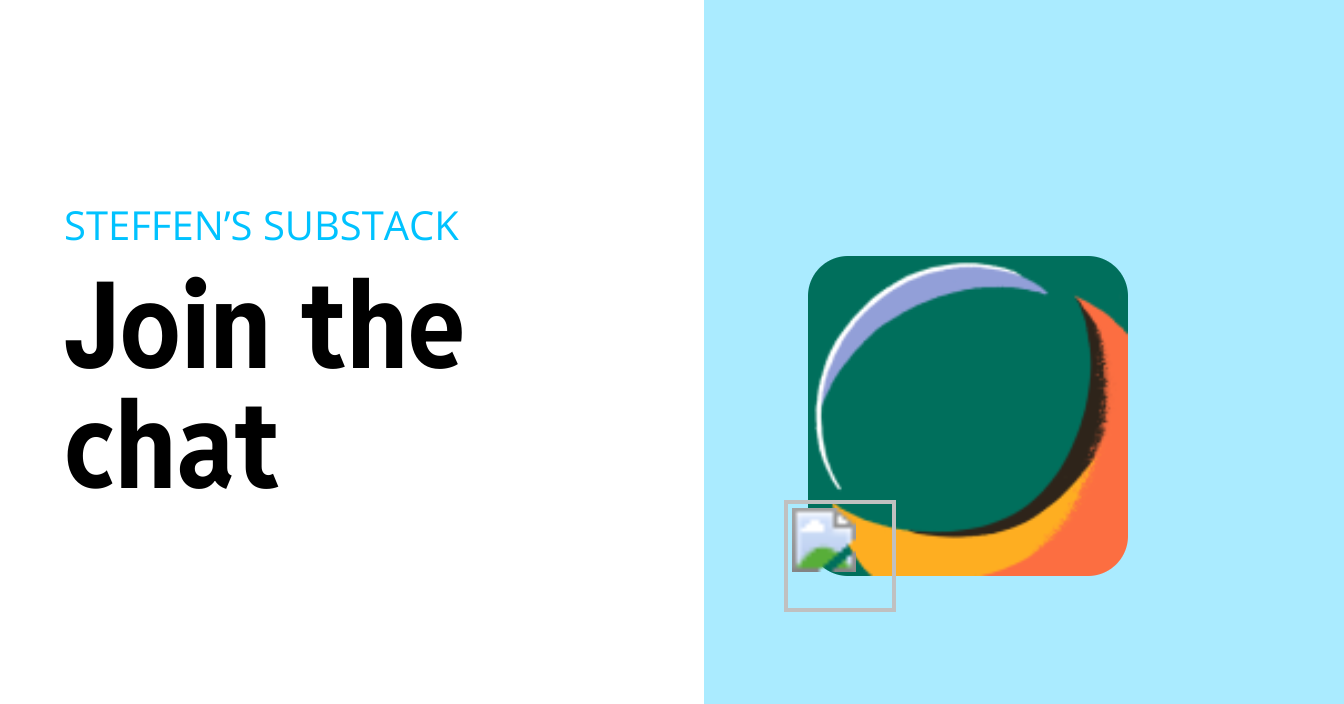 Steffen’s Substack chat