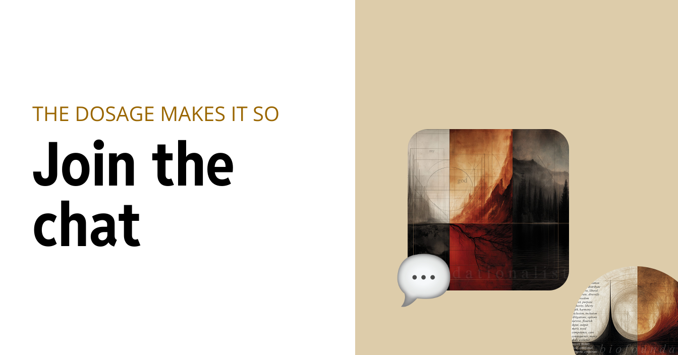 the dosage makes it so chat