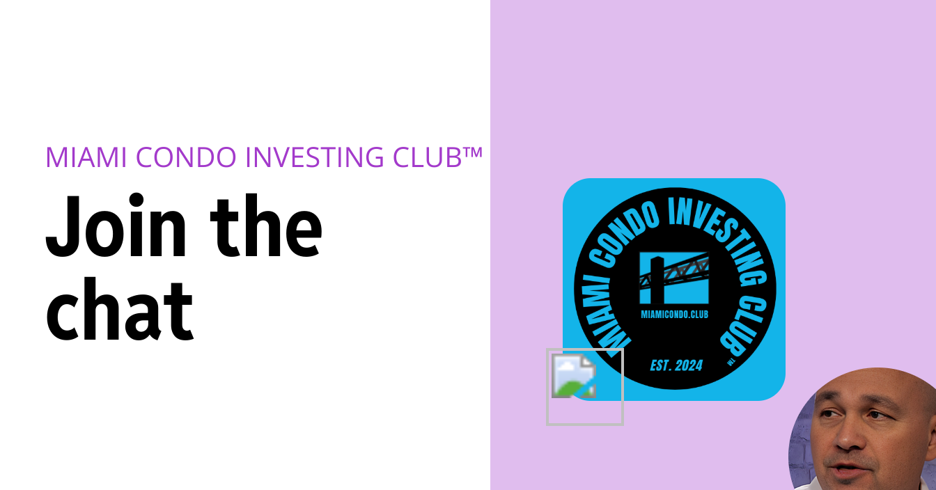 Miami Condo Market Intelligence Report With Peter Zalewski™ chat