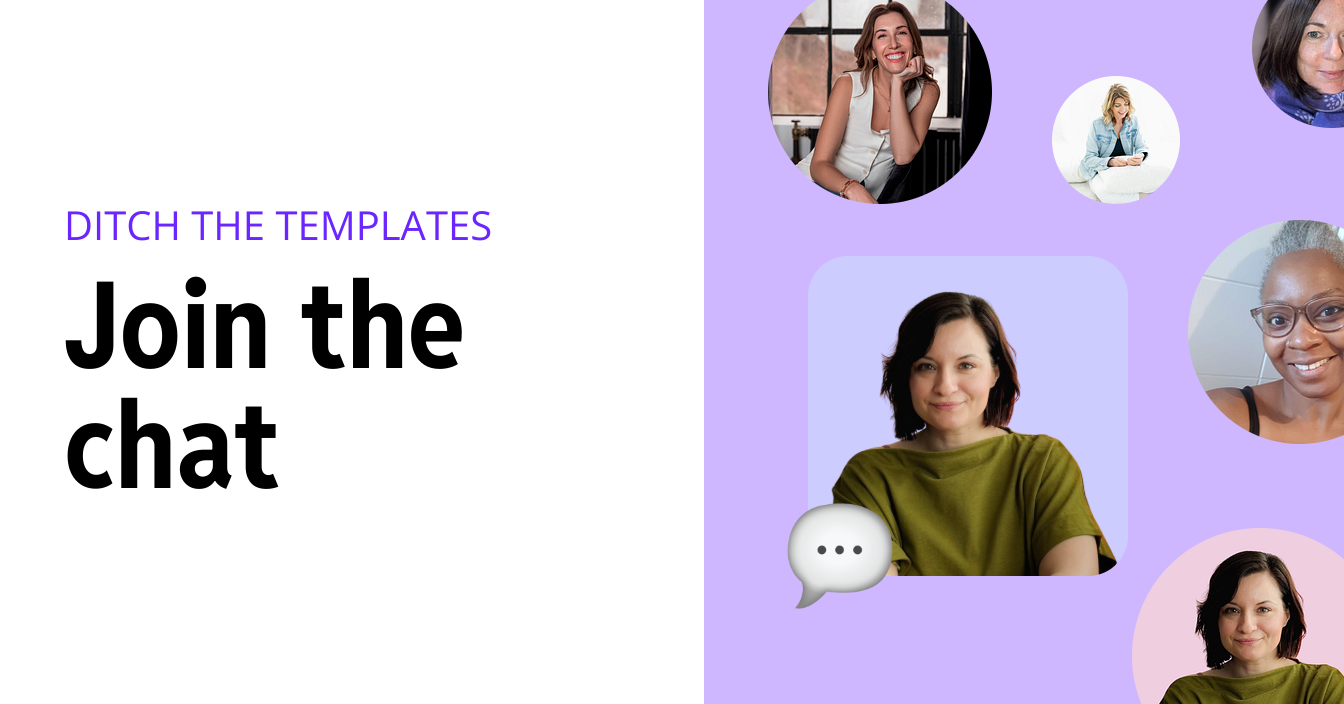 Ditch The Templates chat