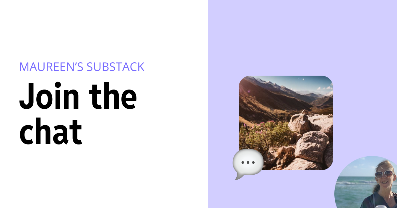 Maureen’s Substack chat