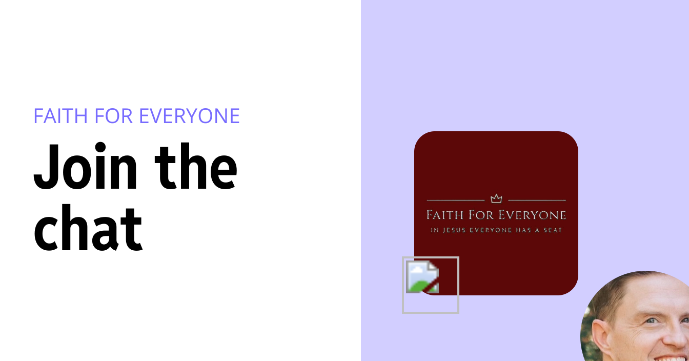 Faith For Everyone chat