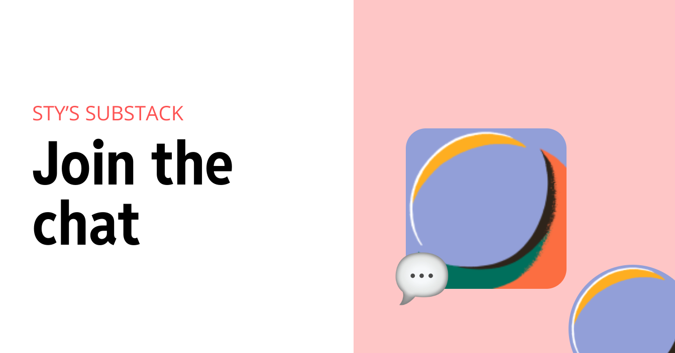 STY’s Substack chat