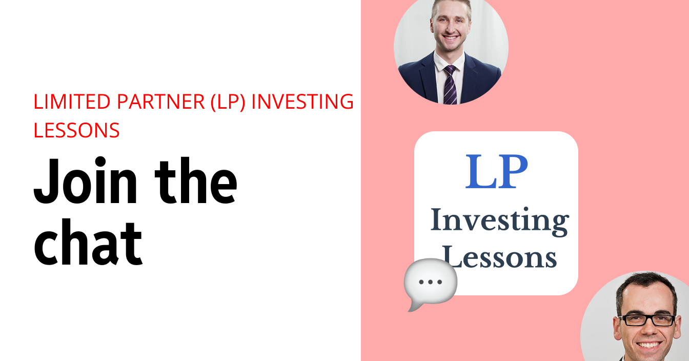 Limited Partner (LP) Investing Lessons chat