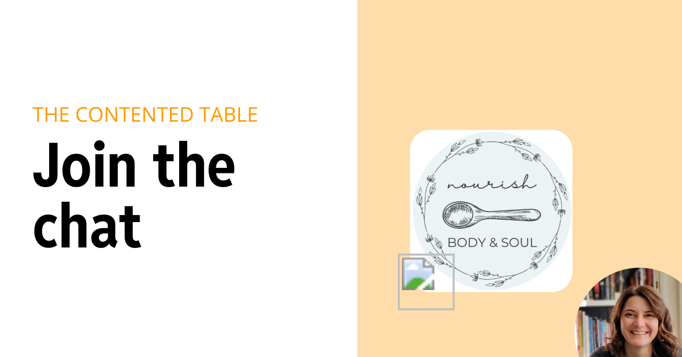 The Contented Table chat