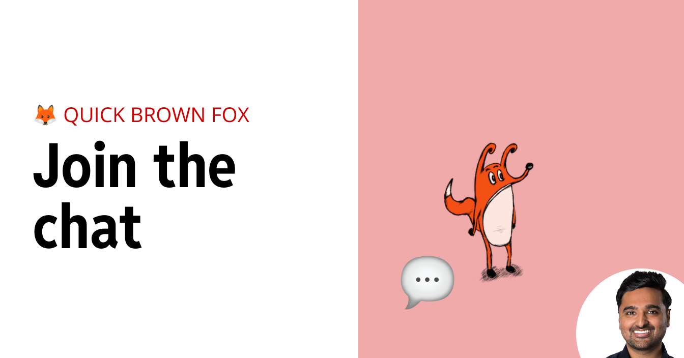 Quick Brown Fox chat