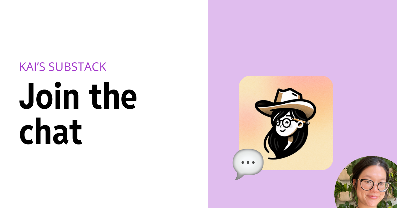 Kai’s Substack chat