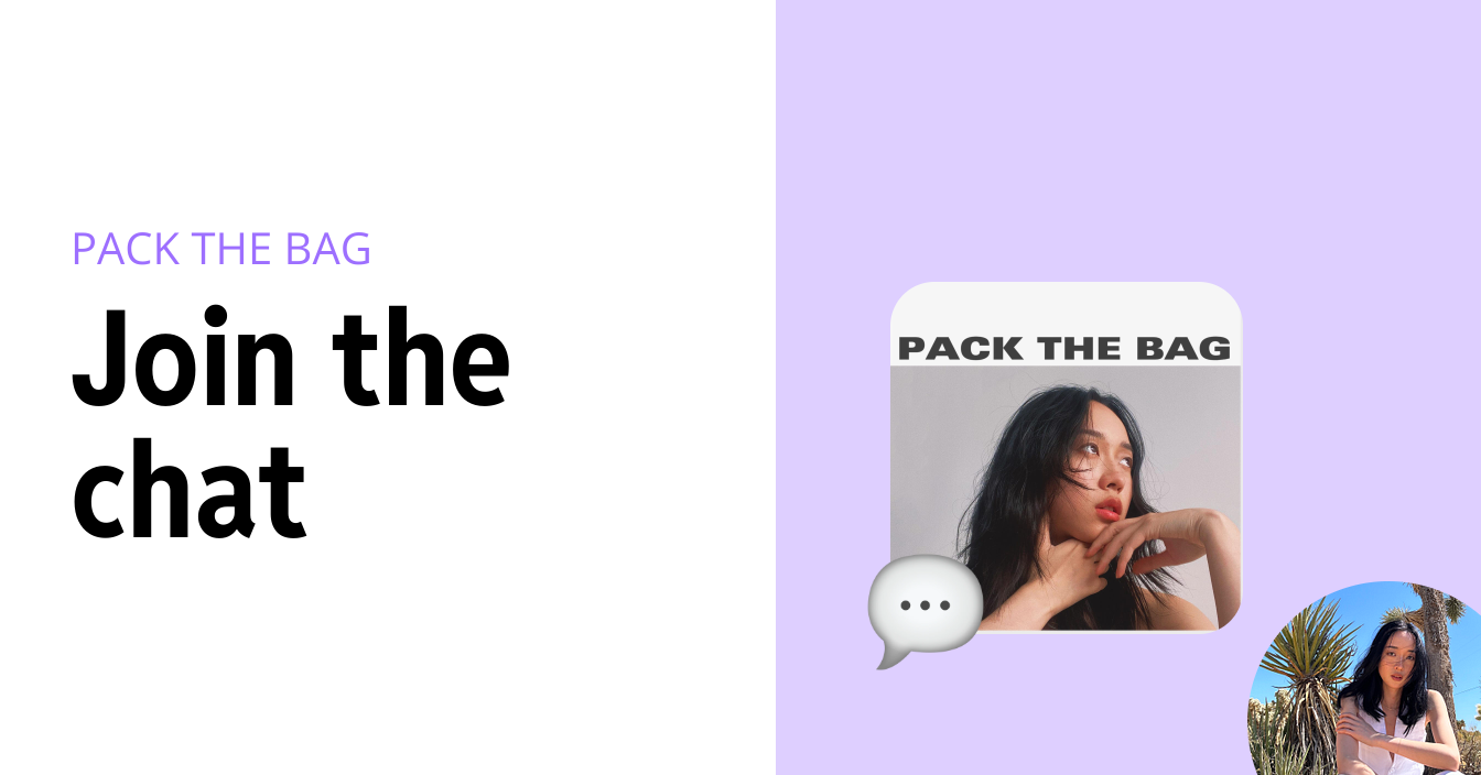 Pack The Bag chat