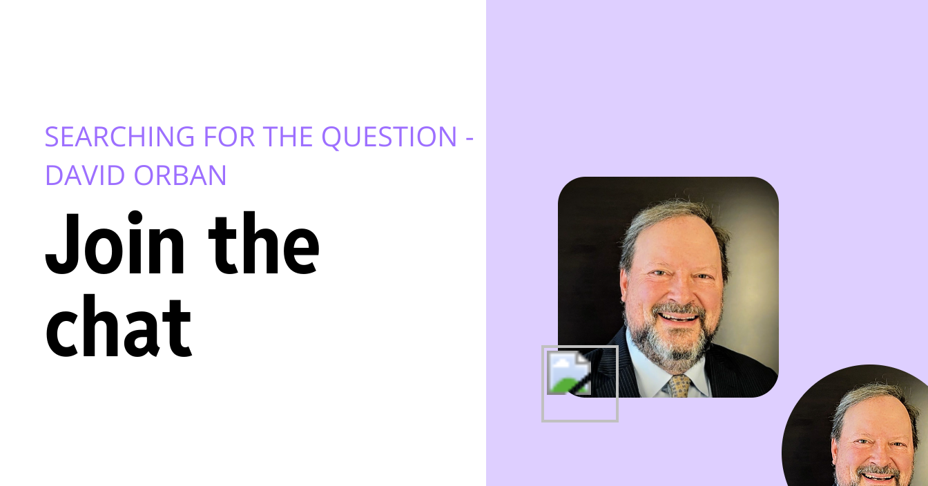 Searching For The Question - David Orban chat