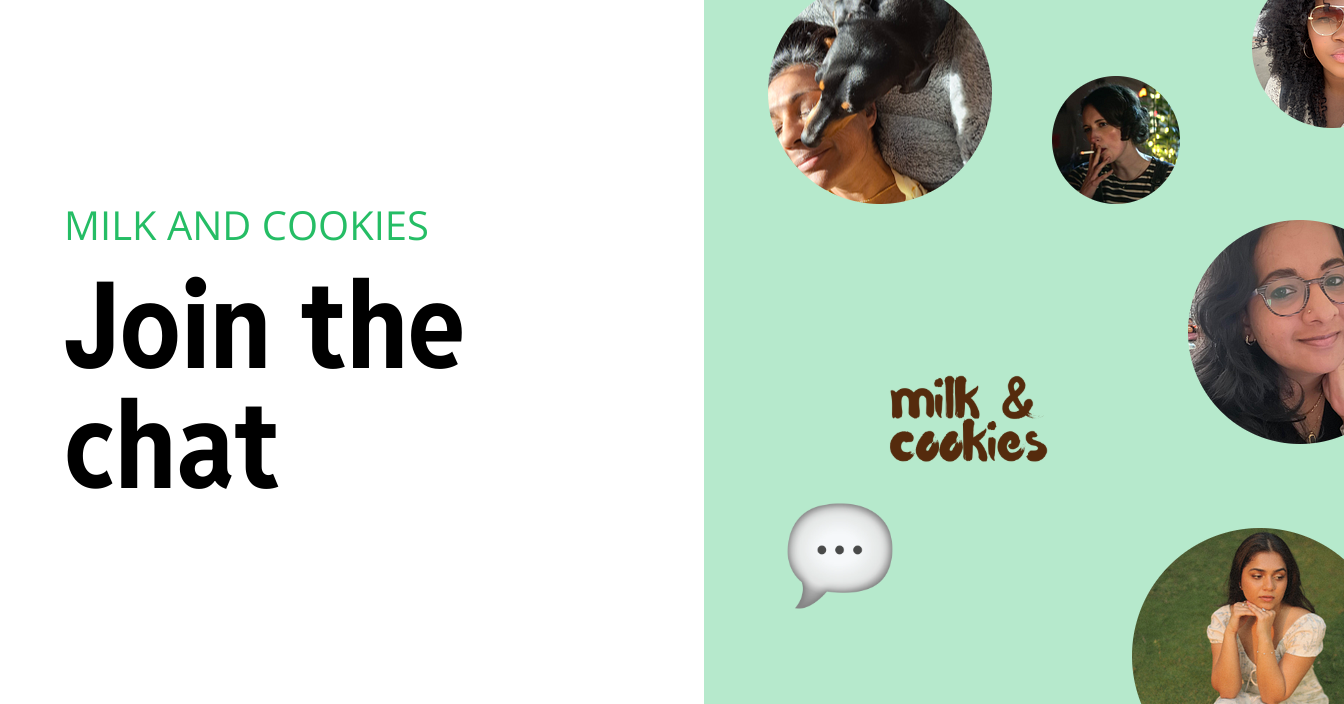 milk and cookies chat