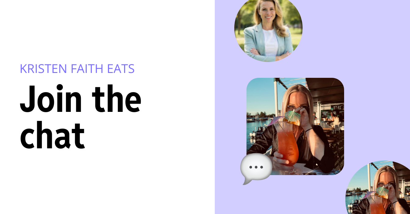 Kristen Faith Eats chat