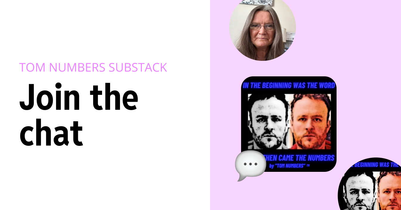 TOM NUMBERS Substack chat