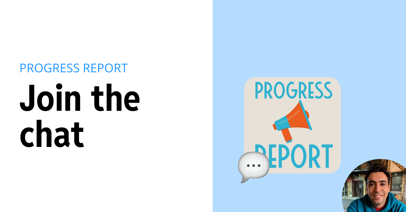 Progress Report chat