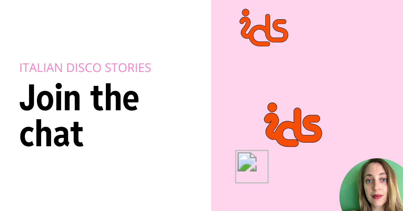 Italian Disco Stories chat