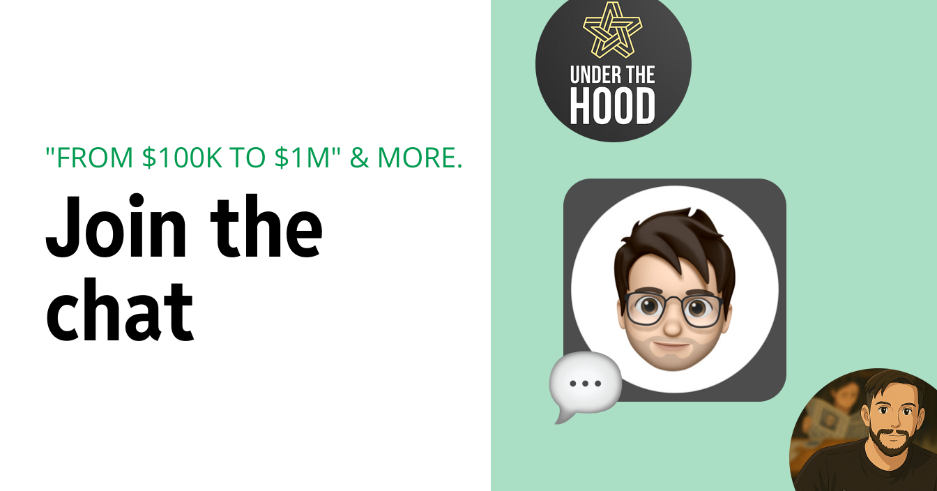 "From $100K to $1M" & More. chat