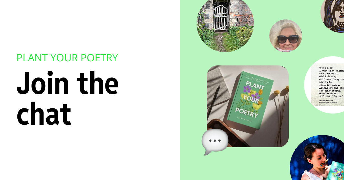 Plant Your Poetry chat