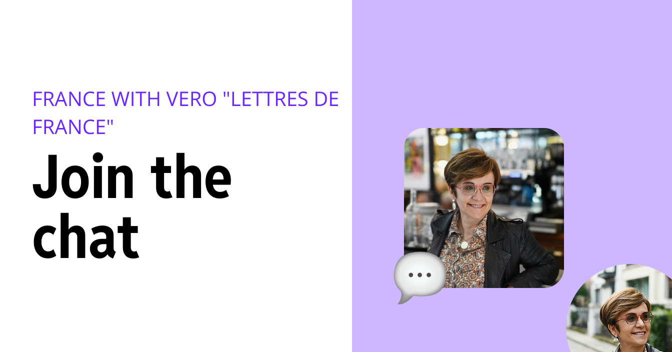 France with Vero "Lettres de France" chat
