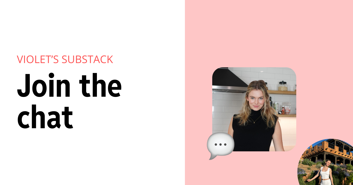 Violet’s Substack chat
