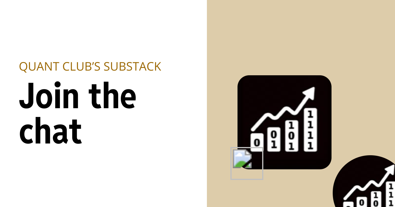 Quant Club’s Substack chat