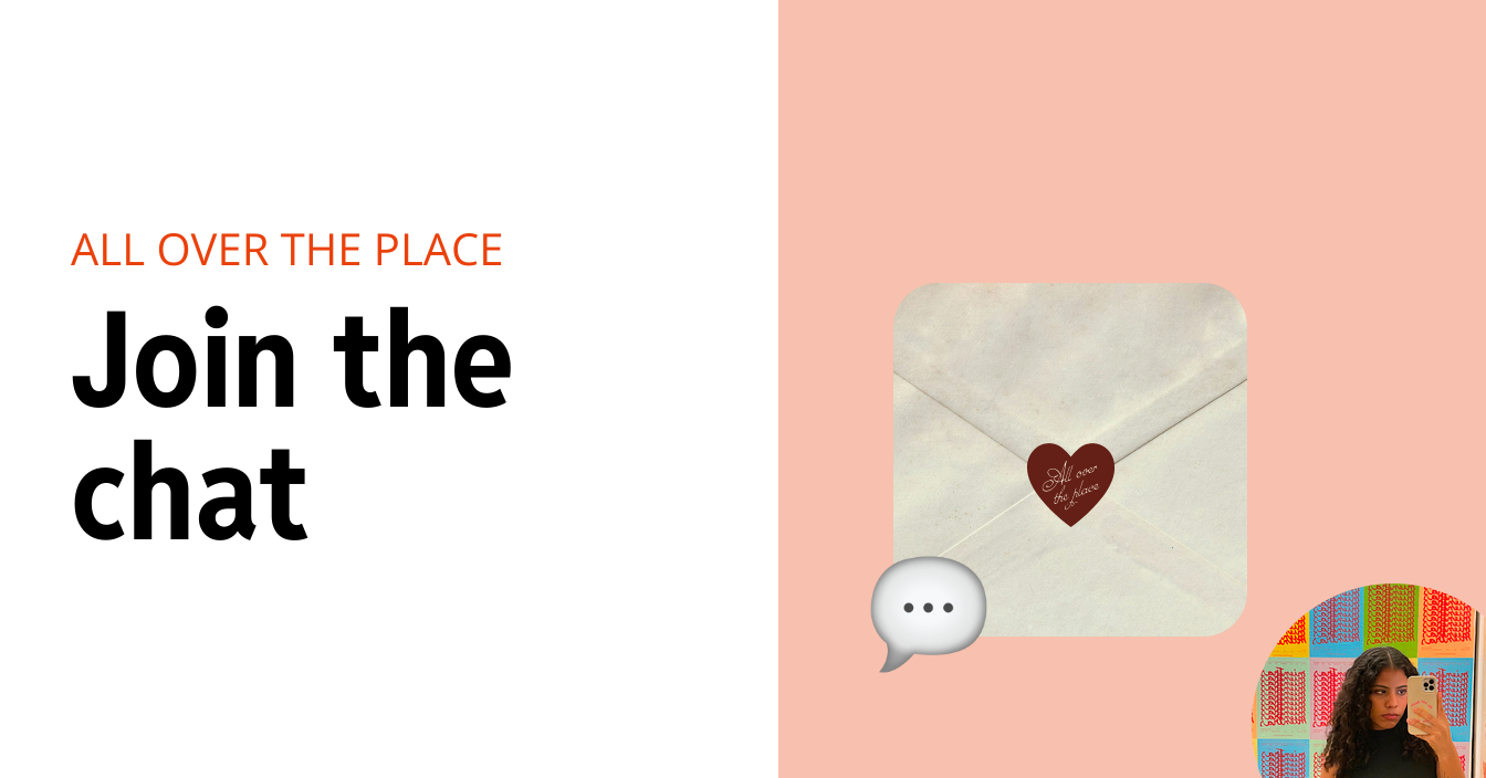 all over the place chat