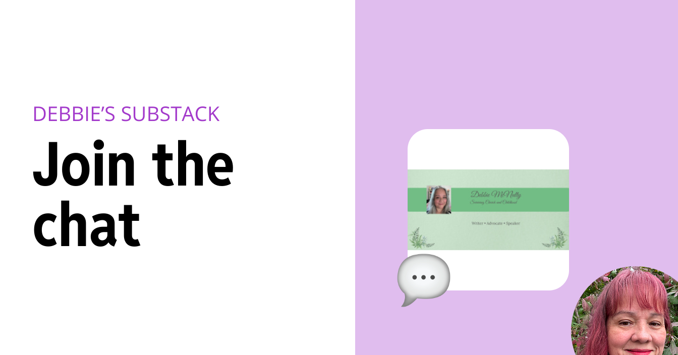 Debbie’s Substack chat
