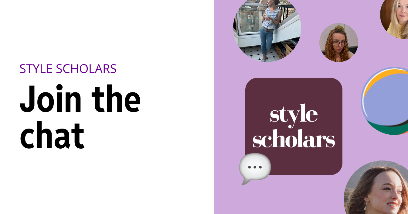 Style Scholars chat