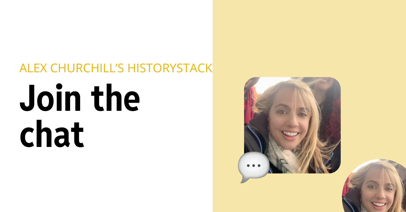 Alex Churchill’s HistoryStack chat
