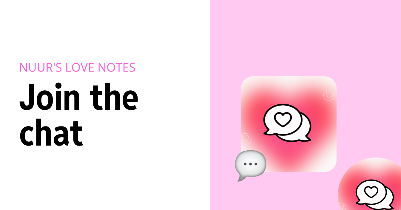 nuur's love notes chat