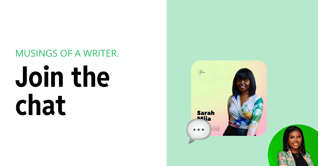 Musings Of A Writer. chat