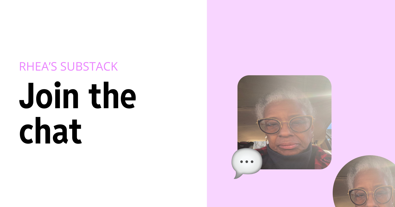 Rhea’s Substack chat
