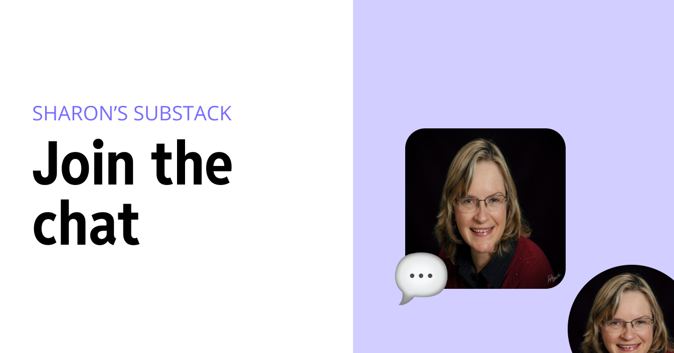 Sharon’s Substack chat