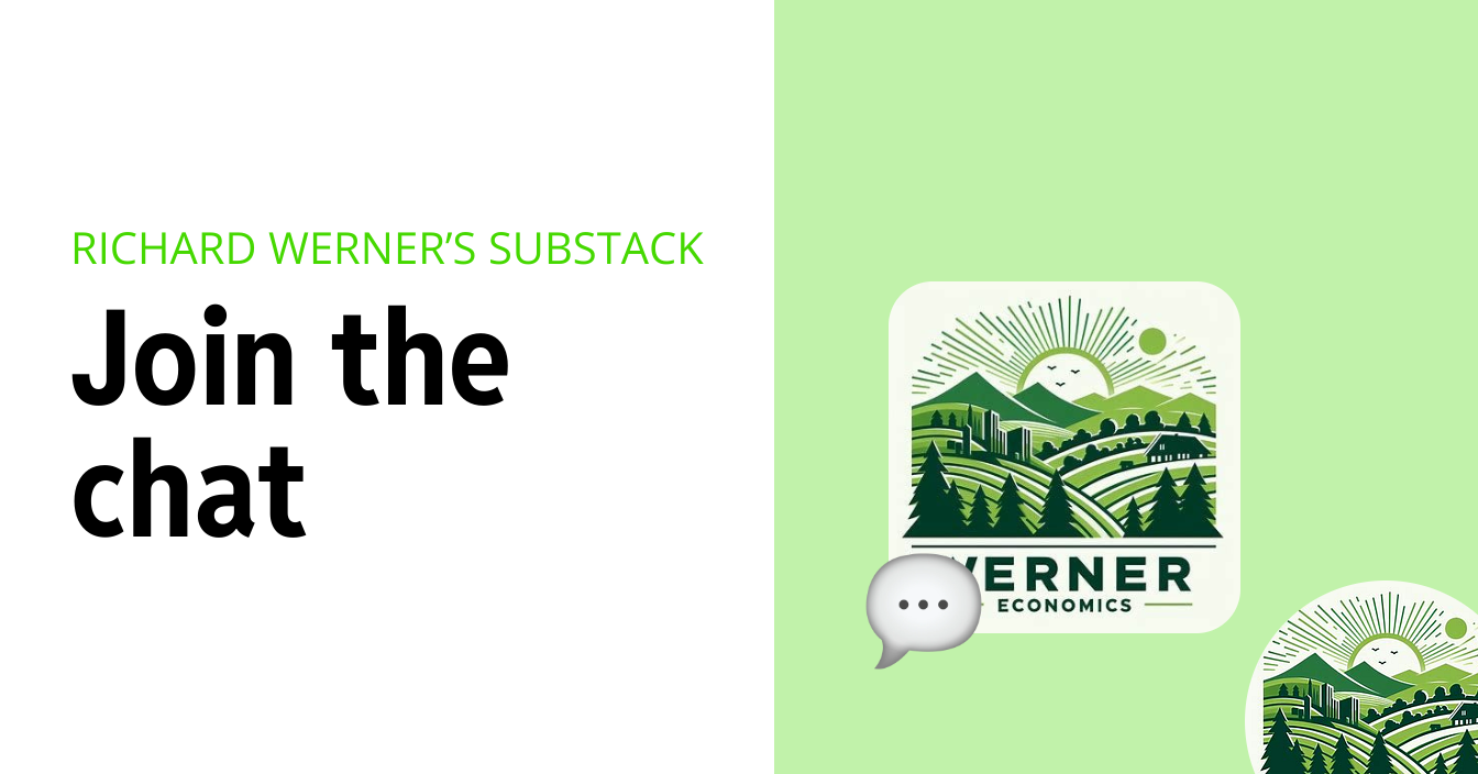 Richard Werner’s Substack chat
